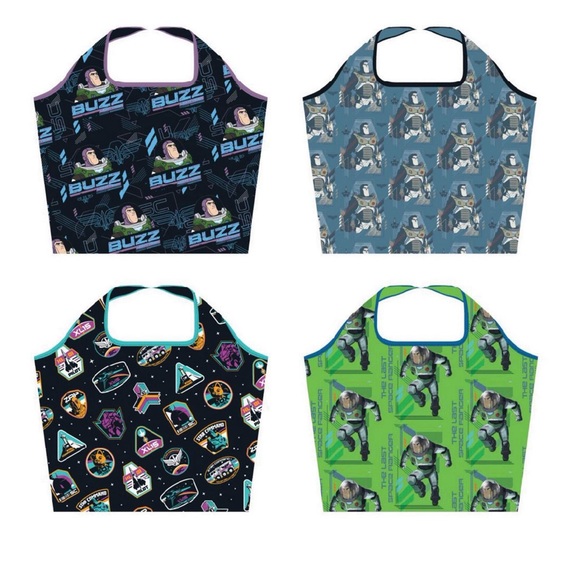 Disney | Other | New Lot Of Disney Pixar Lightyear Reusable Bags Easy ...